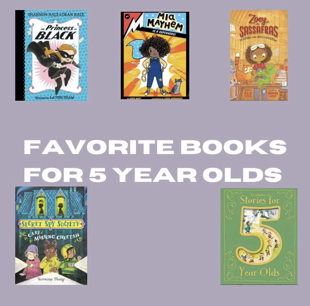 Favorite Books for Five Year Olds – The Spinny Bookworm Mama